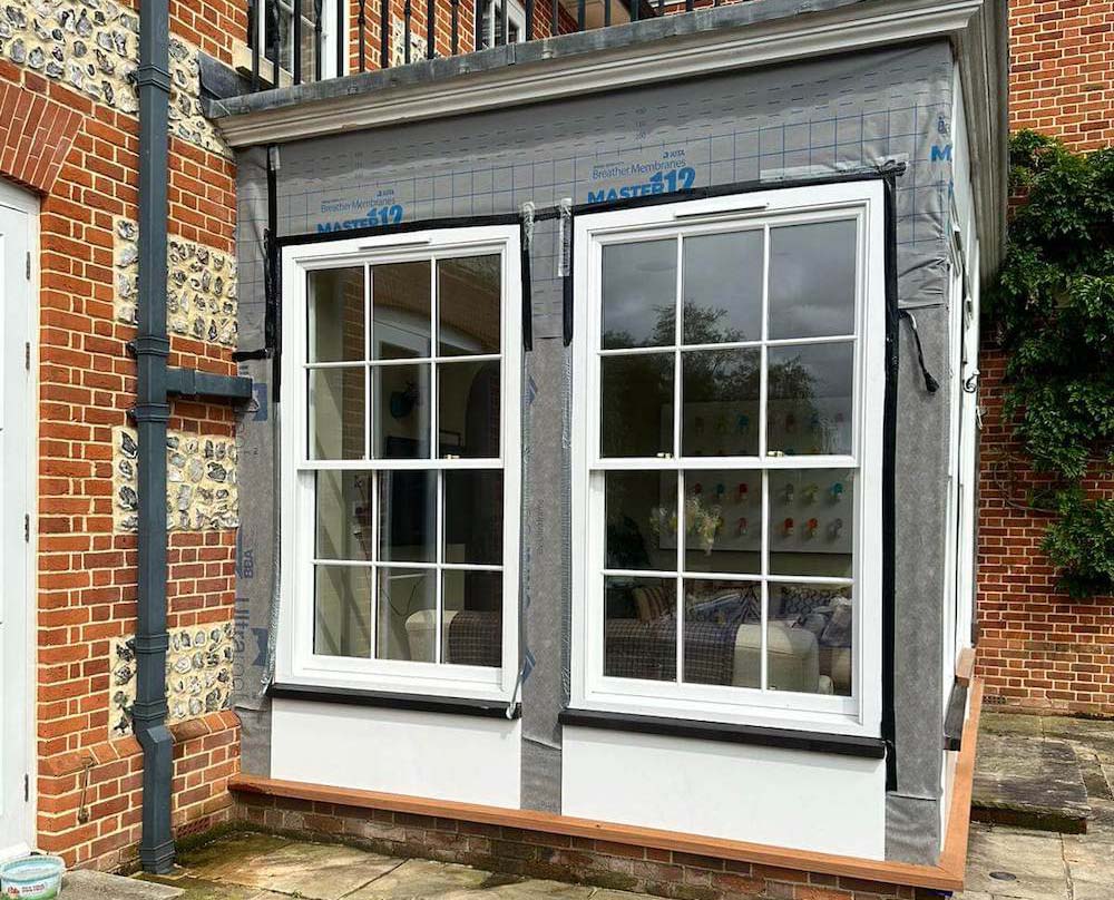 New Vertical Sliding Windows - The Little Conservatory Company