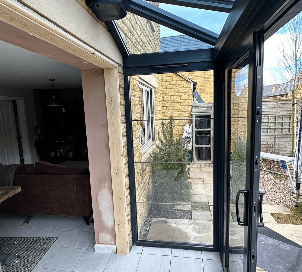 Walk-In Bay Window - The Little Conservatory Company